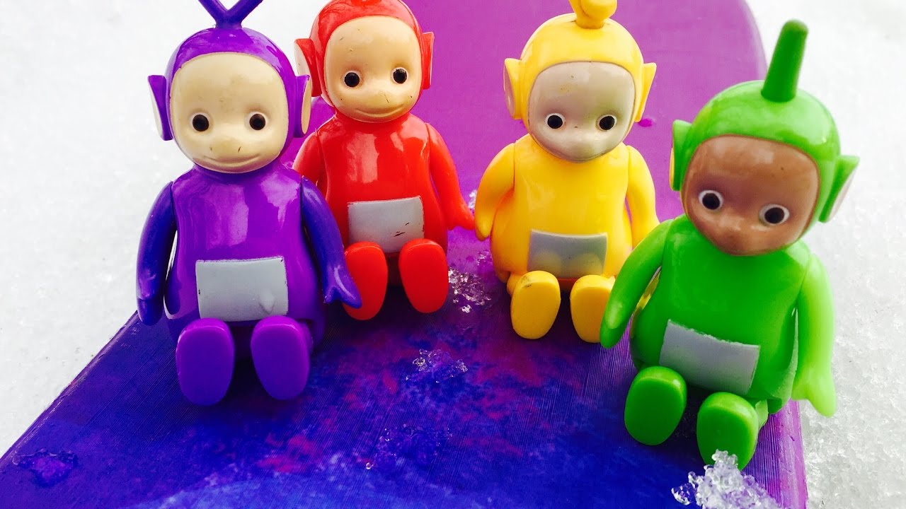 TELETUBBIES TOYS Go Snow Skiing! - YouTube