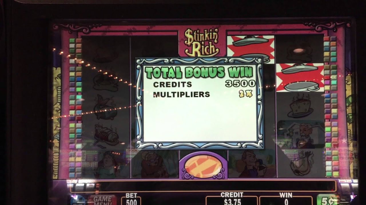 Stinkin' Rich Bonus Round at $20/pull on Stinkin' Rich - YouTube