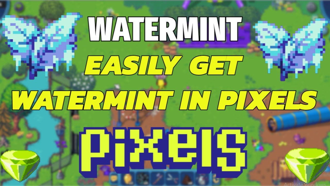 How To Get Watermint Seeds In Pixels - YouTube