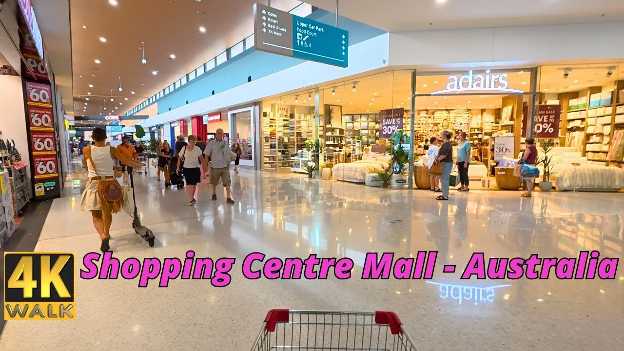Shopping Centre Mall 4k Walk Tour Australia 🇦🇺 Stockland Hervey Bay - YouTube