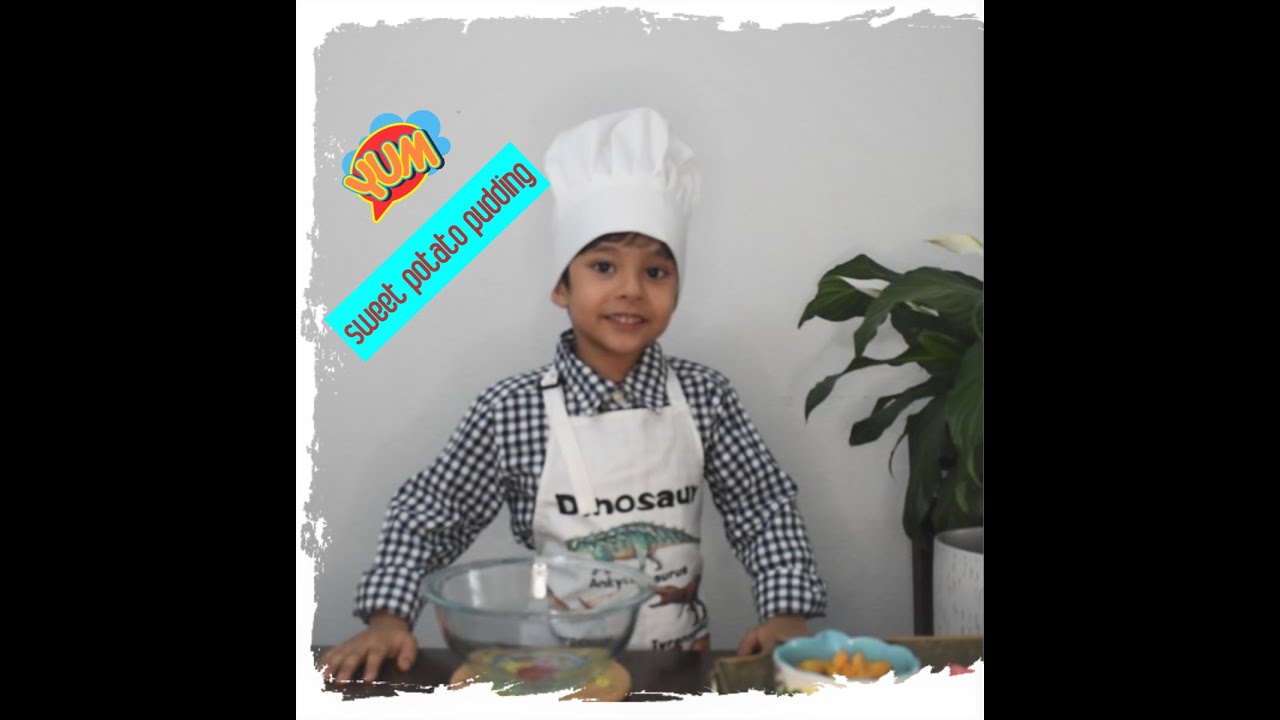 shardul making sweet potato pudding~ratalu kheer~genasu payasa~kids ...