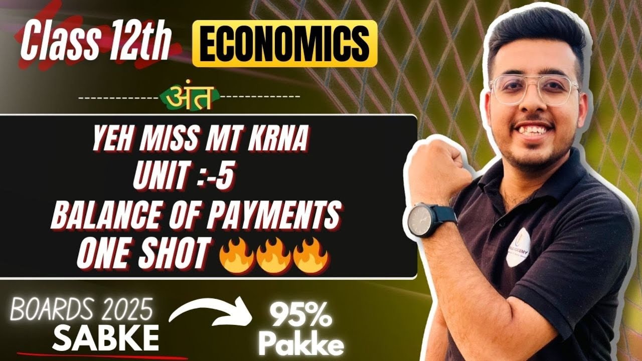 "Class 12 Economics Unit 5 Macroeconomics One Shot Video|Complete Study ...