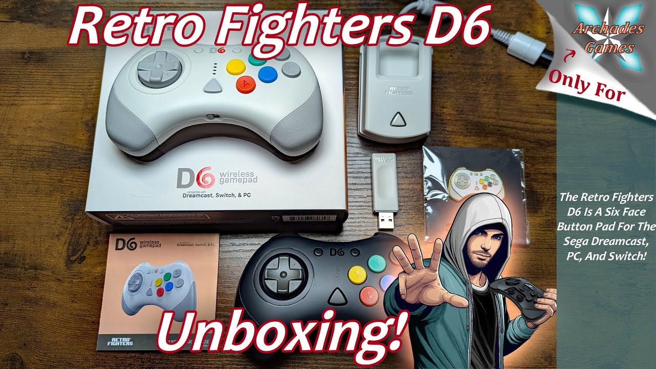 Retro Fighters D6 Unboxing - Fighting Game Fans Wil Be Pleased! - YouTube
