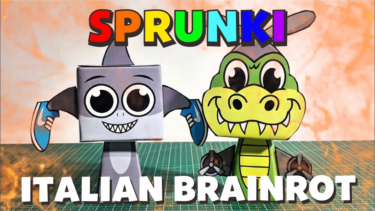 ITALIAN BRAINROT SPRUNKI - How to make Tralalero Tralala and Bombardino ...