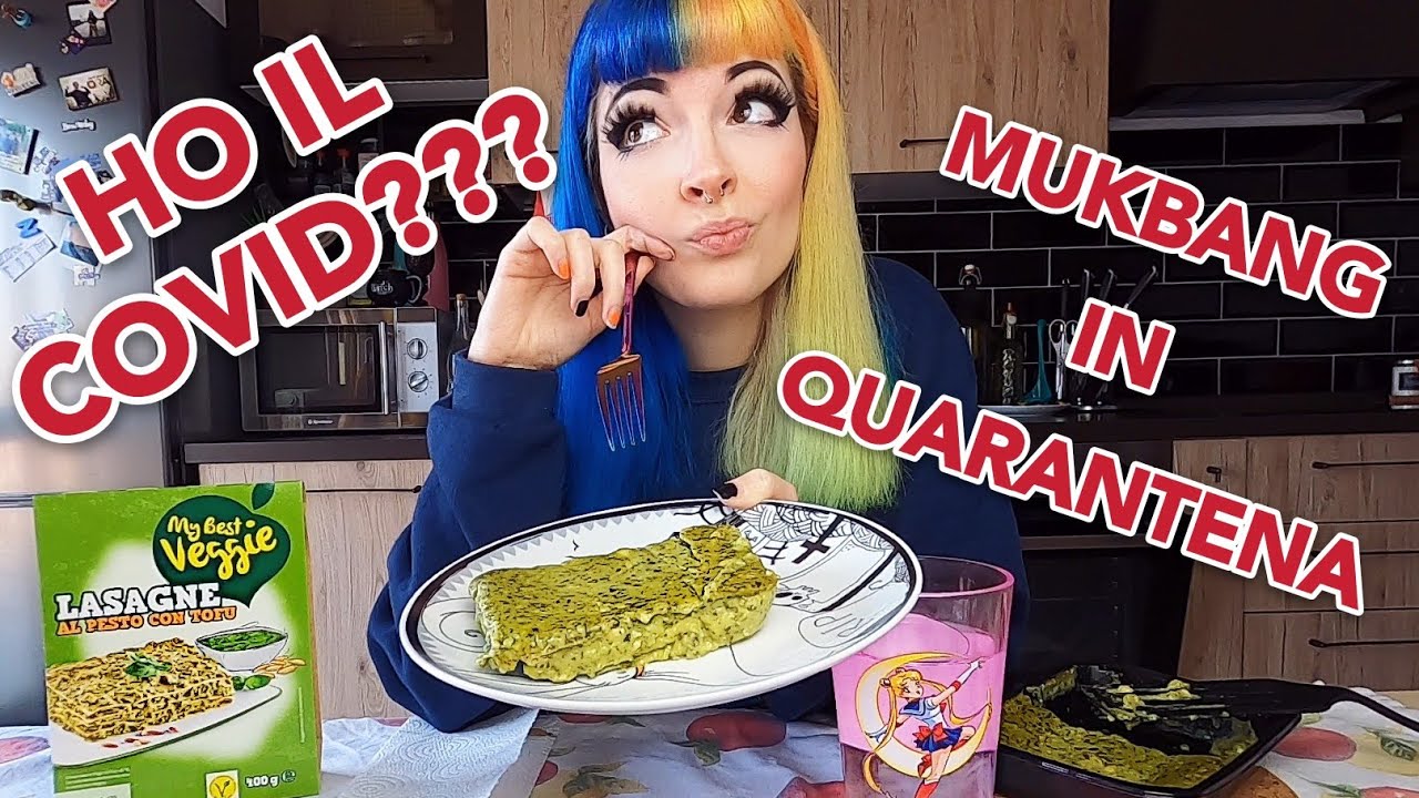 LASAGNE AL PESTO VEGGIE | MUKBANG IN QUARANTENA🦠 - YouTube