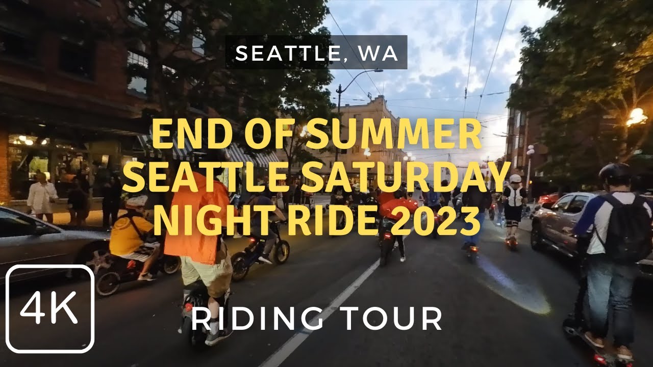 End of Summer Seattle Saturday Night Ride 2023 | Seattle, WA - YouTube