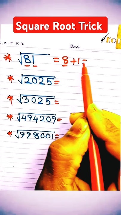Square Root New Trick #mathmatics #maths #mathtricks #squareroot #squareroottricks #squaretrick ...