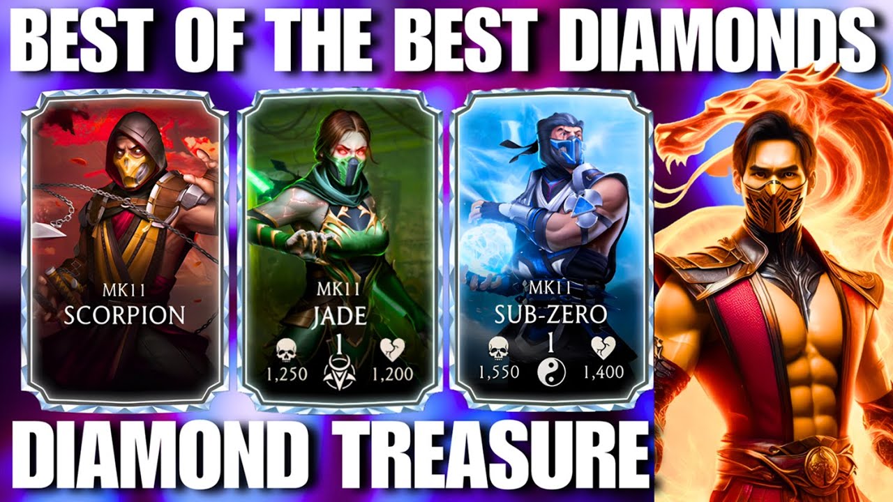 I Got BEST of The Best Diamond Characters | Real Diamond Treasure of MK ...