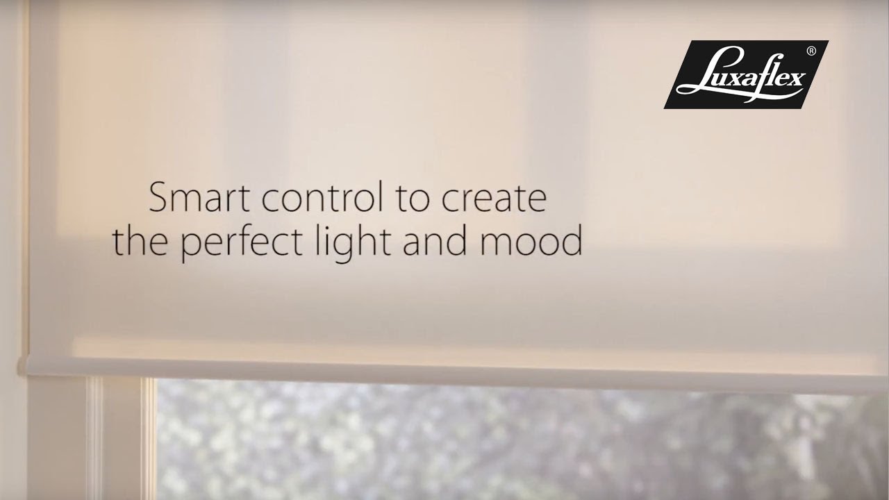 Roller Blinds with PowerView® Automation from Luxaflex® - YouTube
