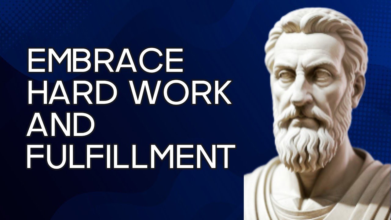 Embracing the Stoic Path to Hard Work and Fulfillment | Stoicism - YouTube