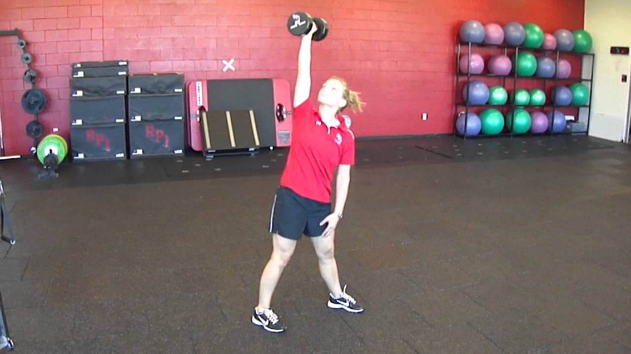 1-Arm DB Windmill - YouTube