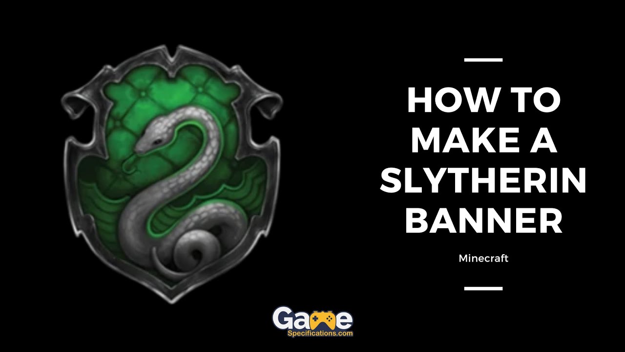How To Make A Slytherin Banner In Minecraft - YouTube