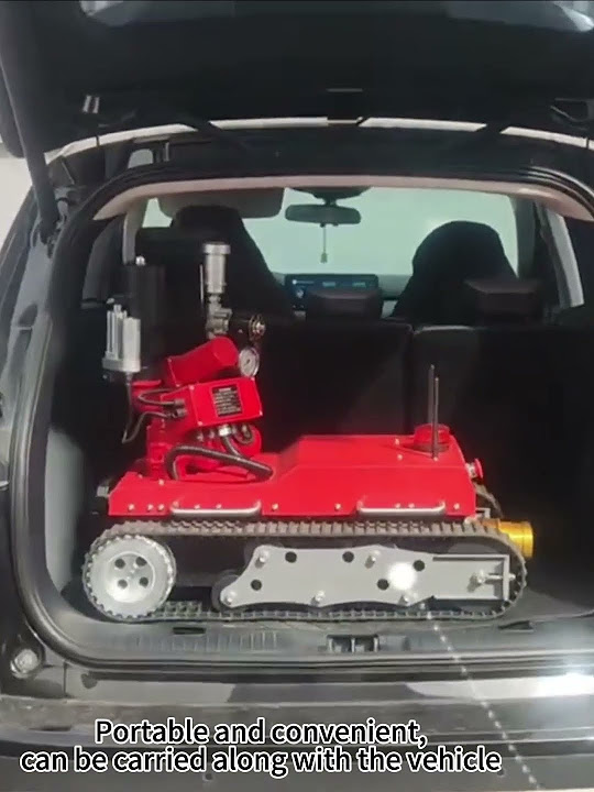 Micro Vehicle mounted Fire Fighting Robot #firefightingrobot - YouTube