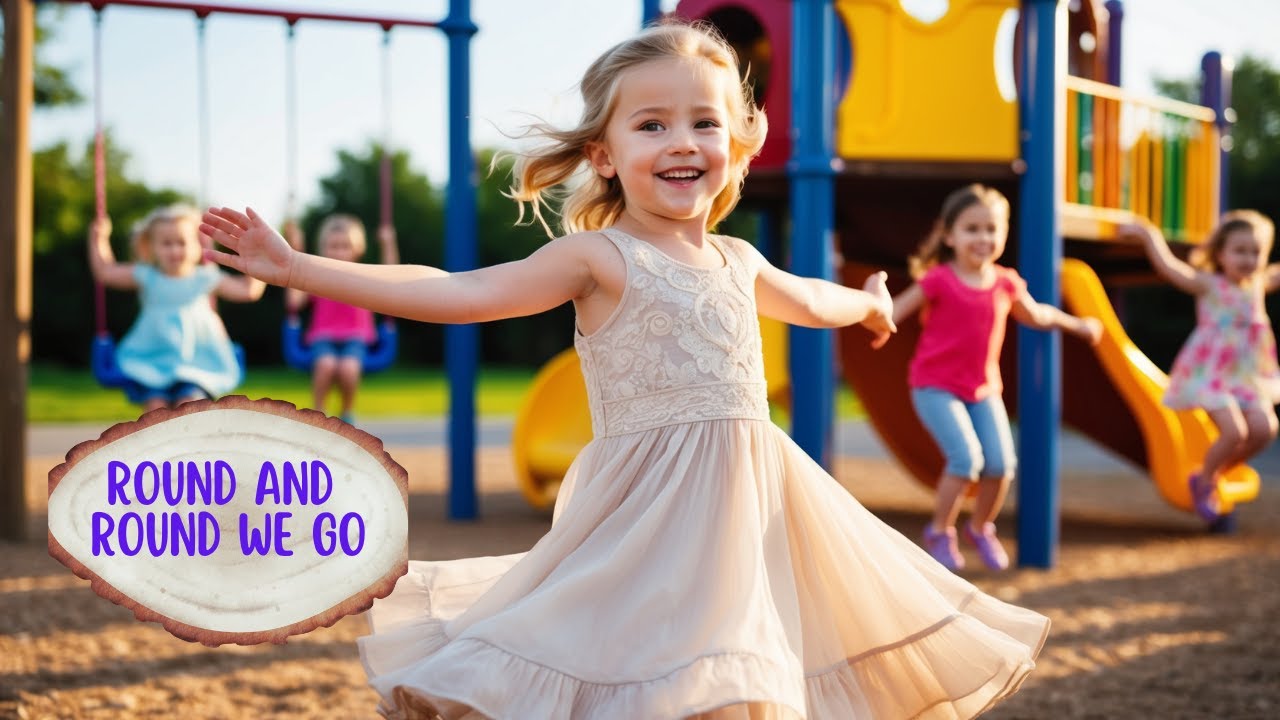 Round and Round We Go | Playful Movement Song for Kids – Spin, Skip ...