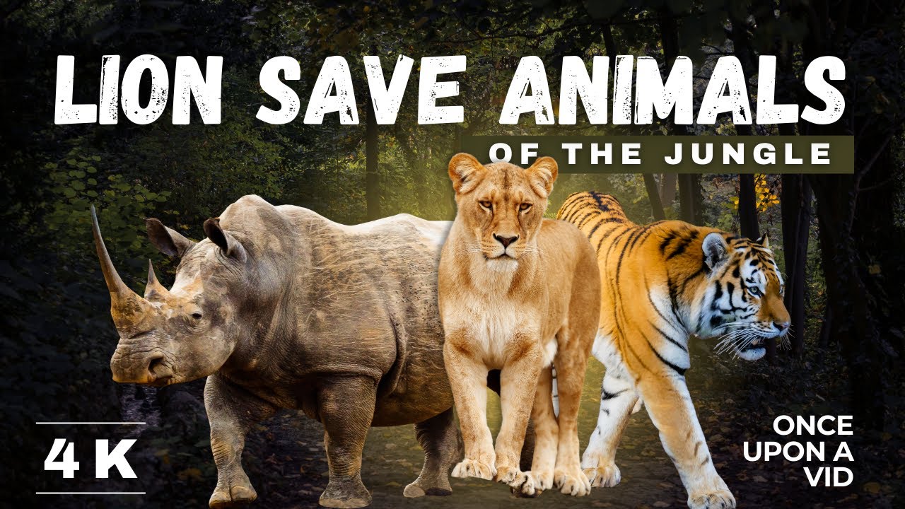 Lion Saves Animals | Best Story for Kids | New | Motivational Story ...