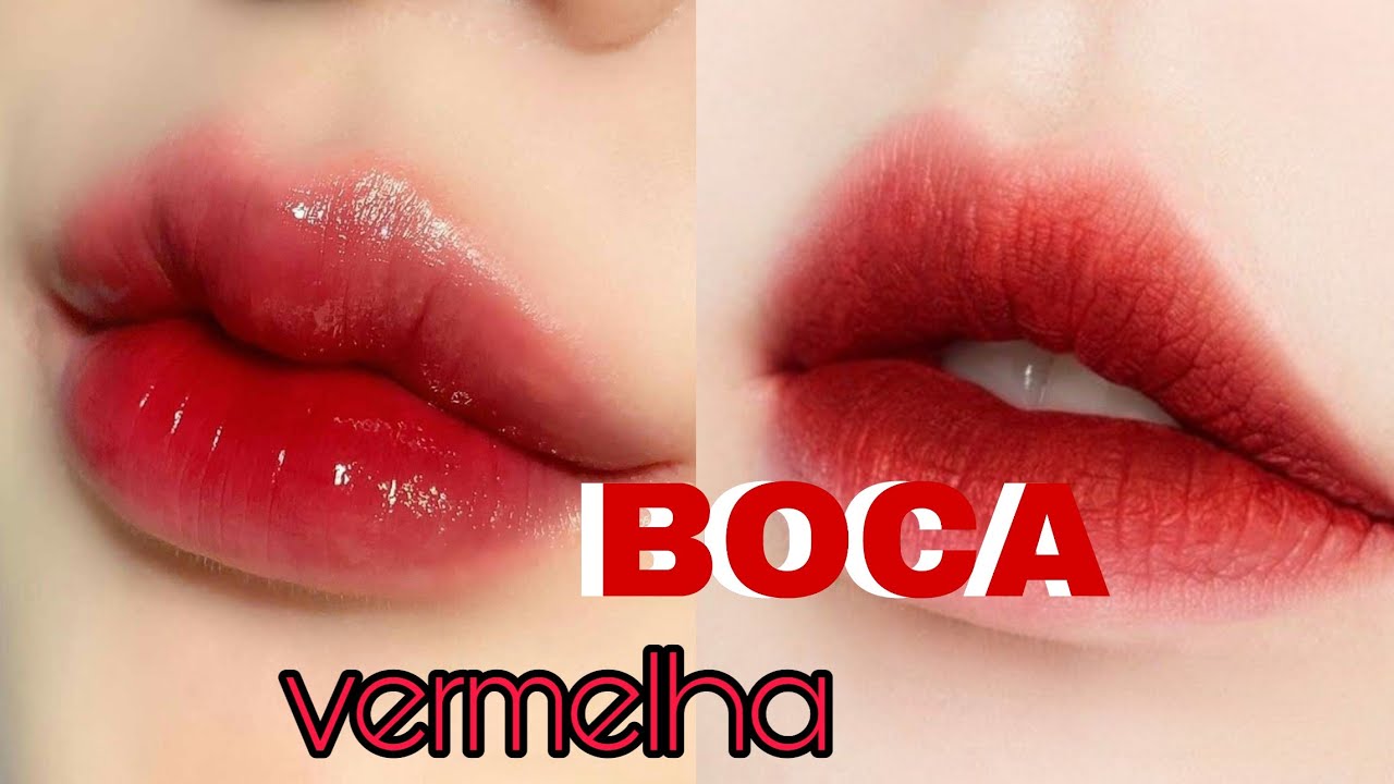 Como ter a boca vermelha natural-Emilly Peres:) - YouTube