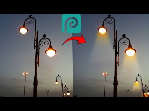 how to edit streetlights focus by photopea #editing - YouTube