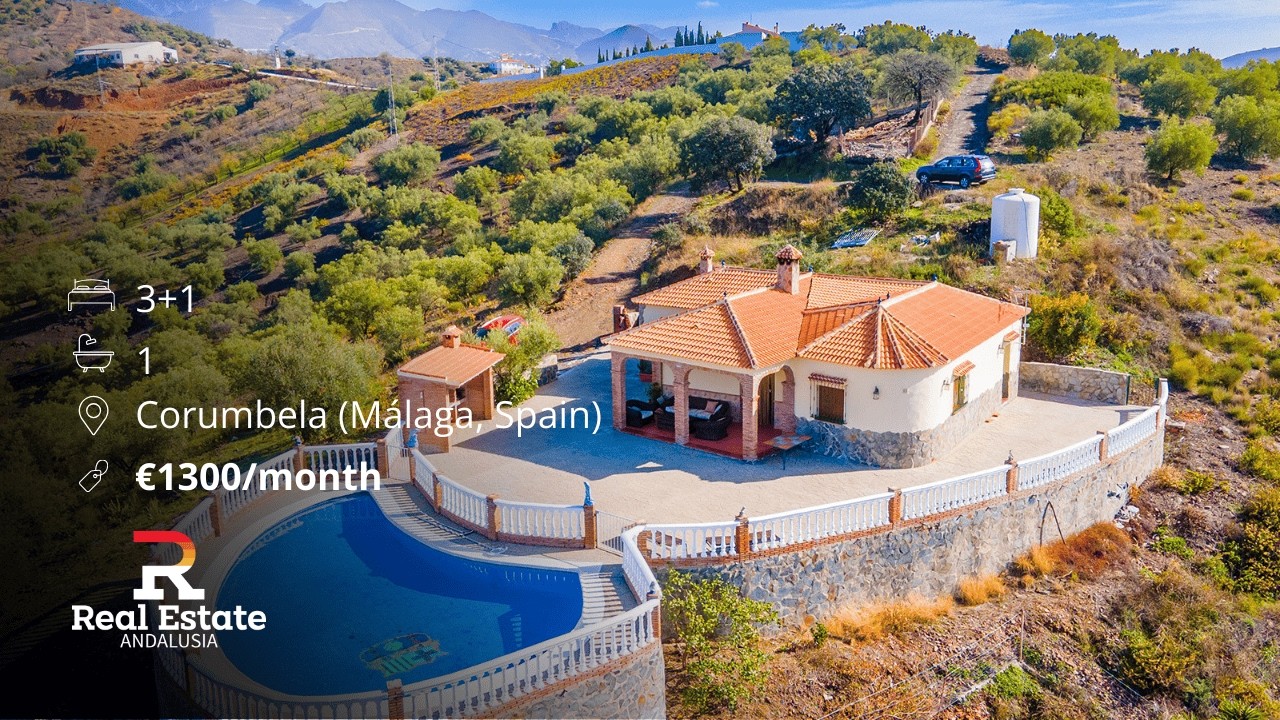 Villa with Large Pool in Corumbela (Costa Del Sol) Malaga Province ...