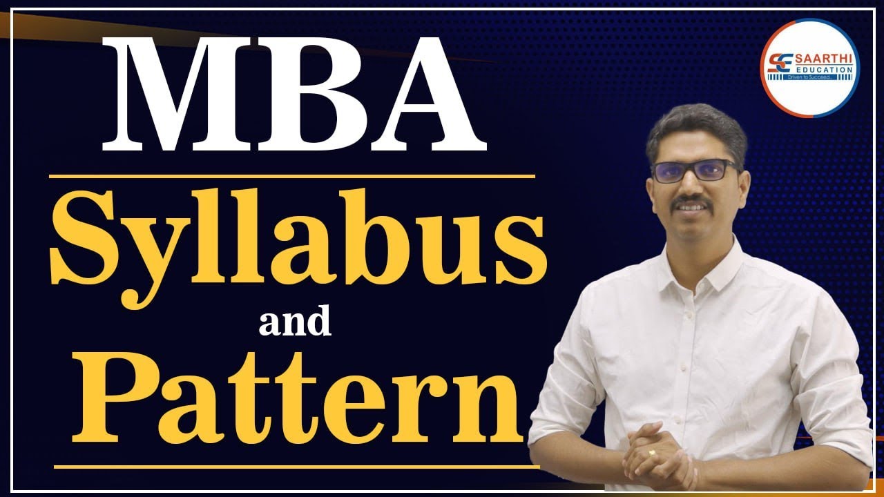 MBA CET SYLLABUS AND PATTERN BY -DNYAN WARADE - YouTube