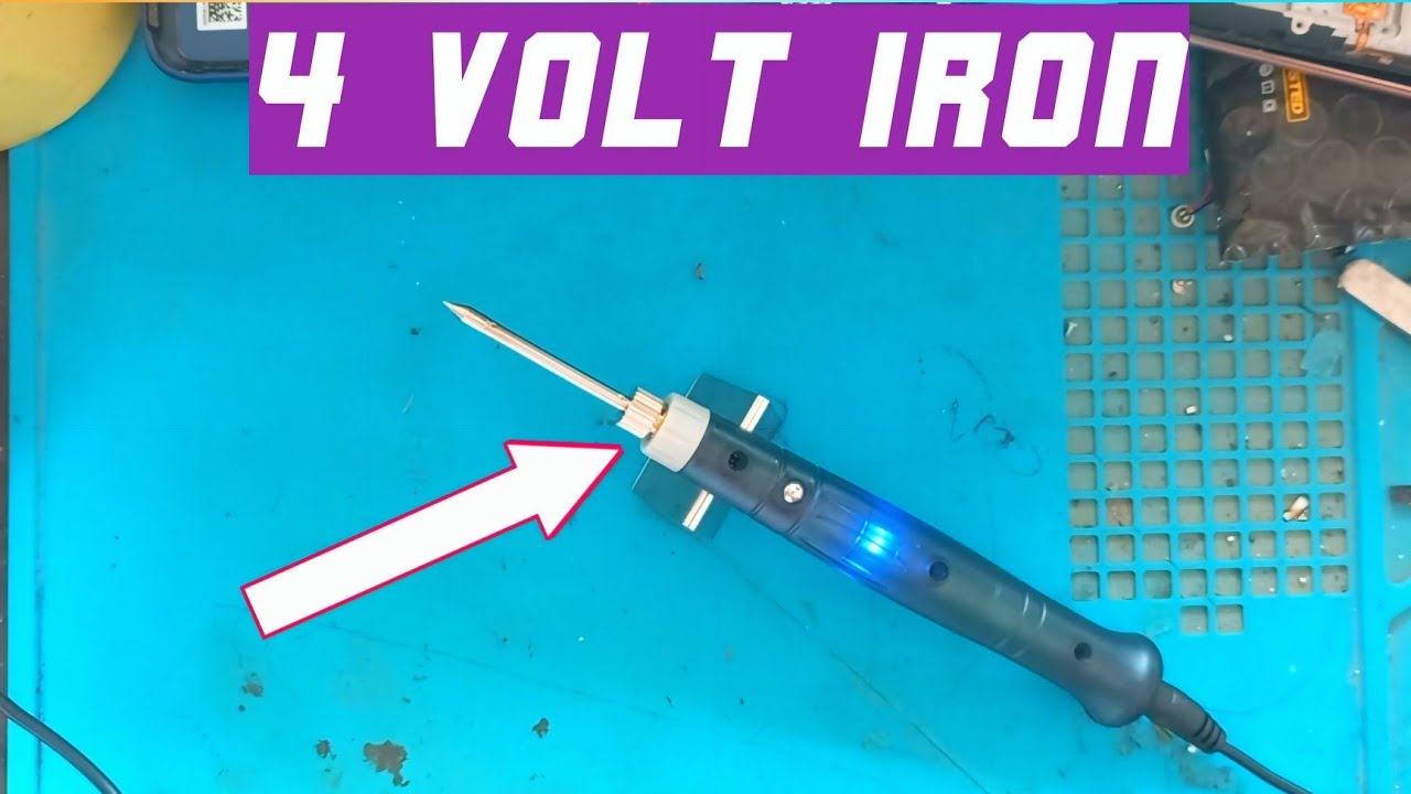 4 volt soldering iron awesome performance | small iron for mobile ...