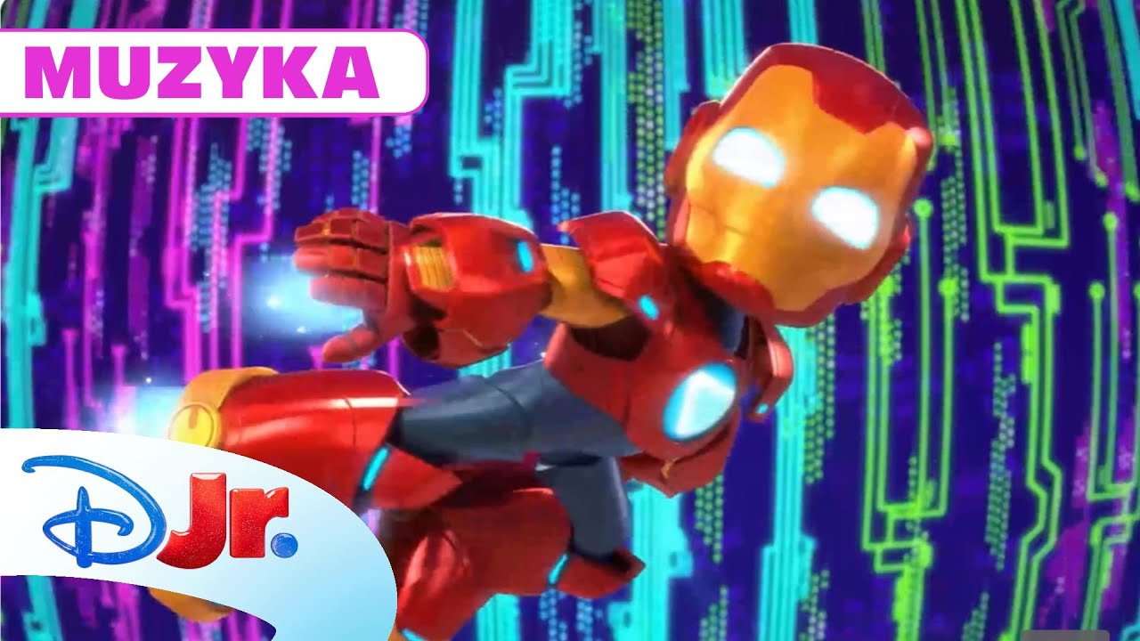 ⚡️ Misja start! | Iron Man i super ekipa | Disney Junior Polska - YouTube