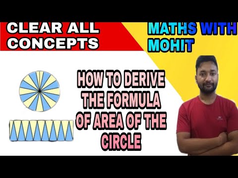 How to derive the formula of area of the circle - YouTube