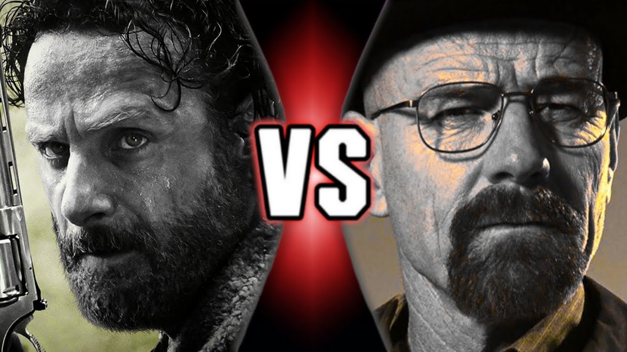 Rick Grimes vs Walter White [CARL! WE NEED TO COOK!!!] (Fan Made VS ...