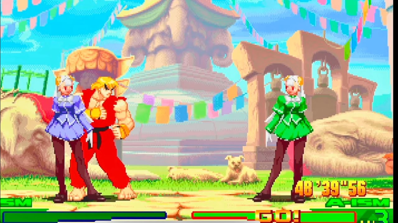 Ken Masters /Ingrid (Survival Dramatic Variable) Street Fighter Alpha 3 ...