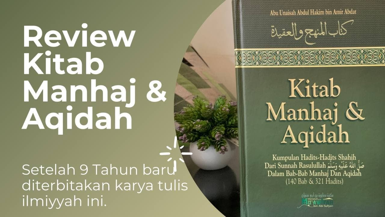 REVIEW BUKU BARU - KITAB MANHAJ & AQIDAH - YouTube