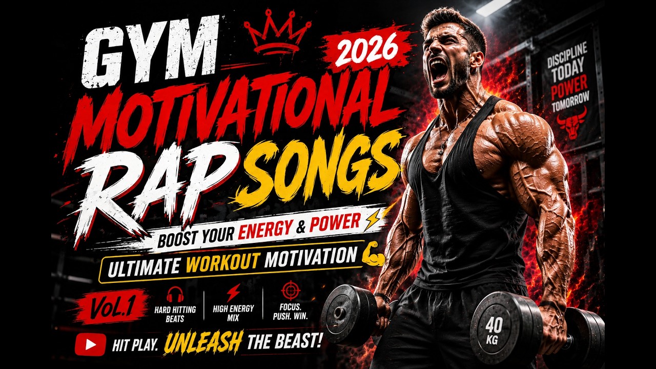 🔥 GYM MOTIVATIONAL RAP SONGS 2025 | Vol.1 | Boost Your ENERGY & POWER ...