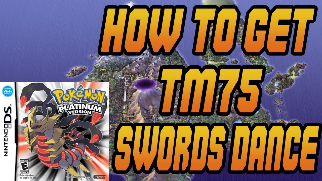 How to Get TM75 Swords Dance in Pokemon Platinum - YouTube