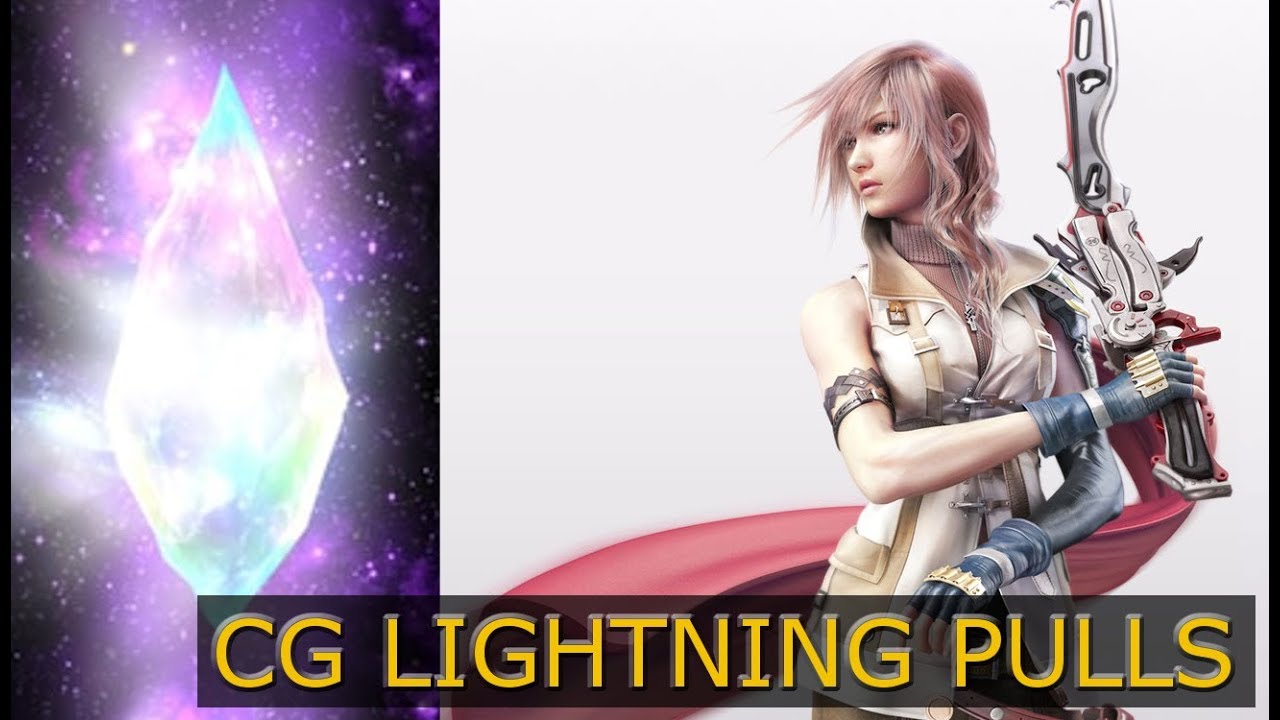 [FFBE] CG Lightning Pulls - Whale Mode Activated!!!!!! - YouTube