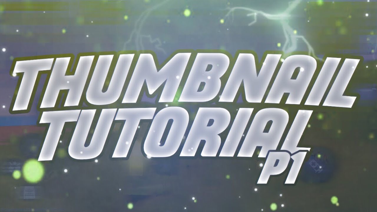Creative Destruction Thumbnail Tutorial Part 1 - YouTube