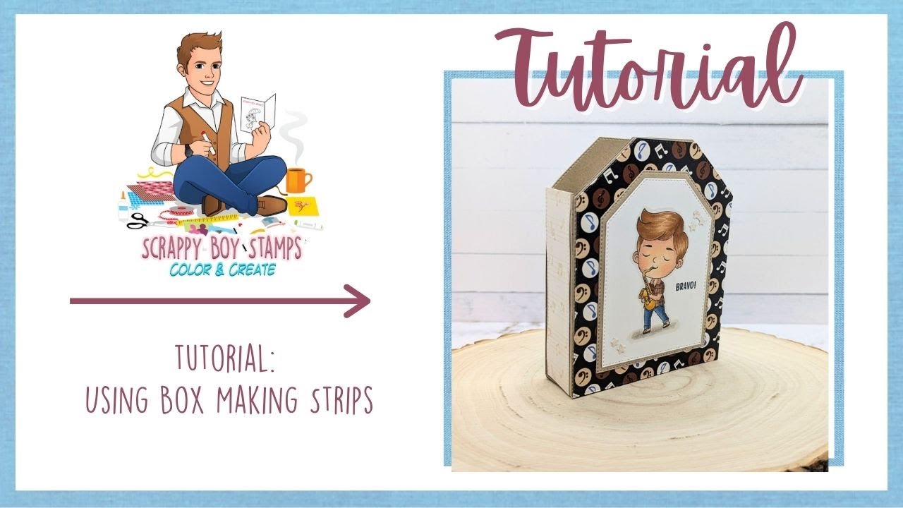 Tutorial | Using Box Making Strips Dies - YouTube
