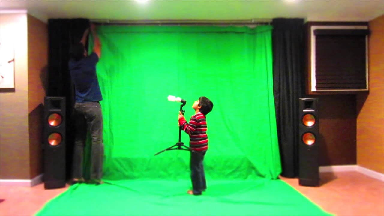 DIY Green Screen Studio Cheap Under 60 Dollars :) - YouTube