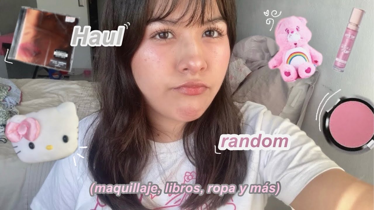 🩰⊹ ♡ Haul Random🫧try on haul, makeup, libros, hello kitty, cd de Ari y ...