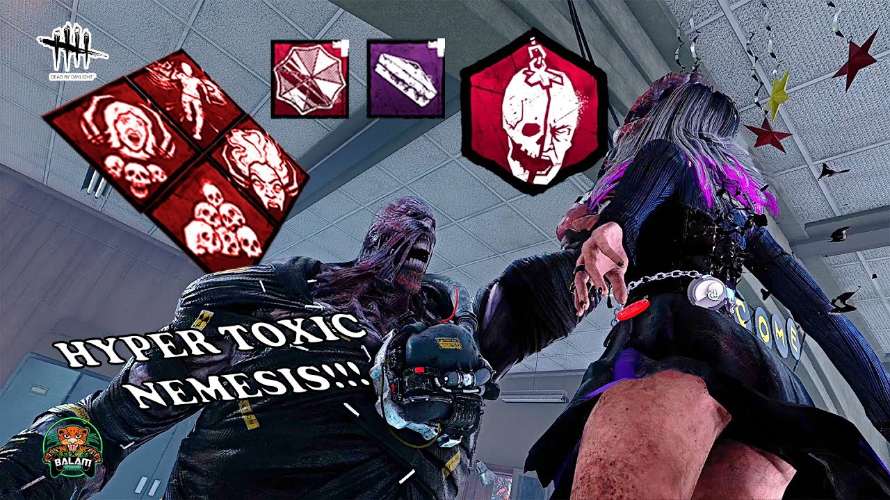 HYPER TOXIC NEMESIS! - Perk Build | Dead By Daylight Gameplay En ...