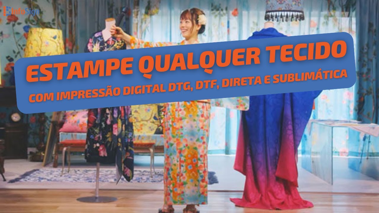 Estamparia têxtil digital - você pode imprimir em qualquer tipo de ...