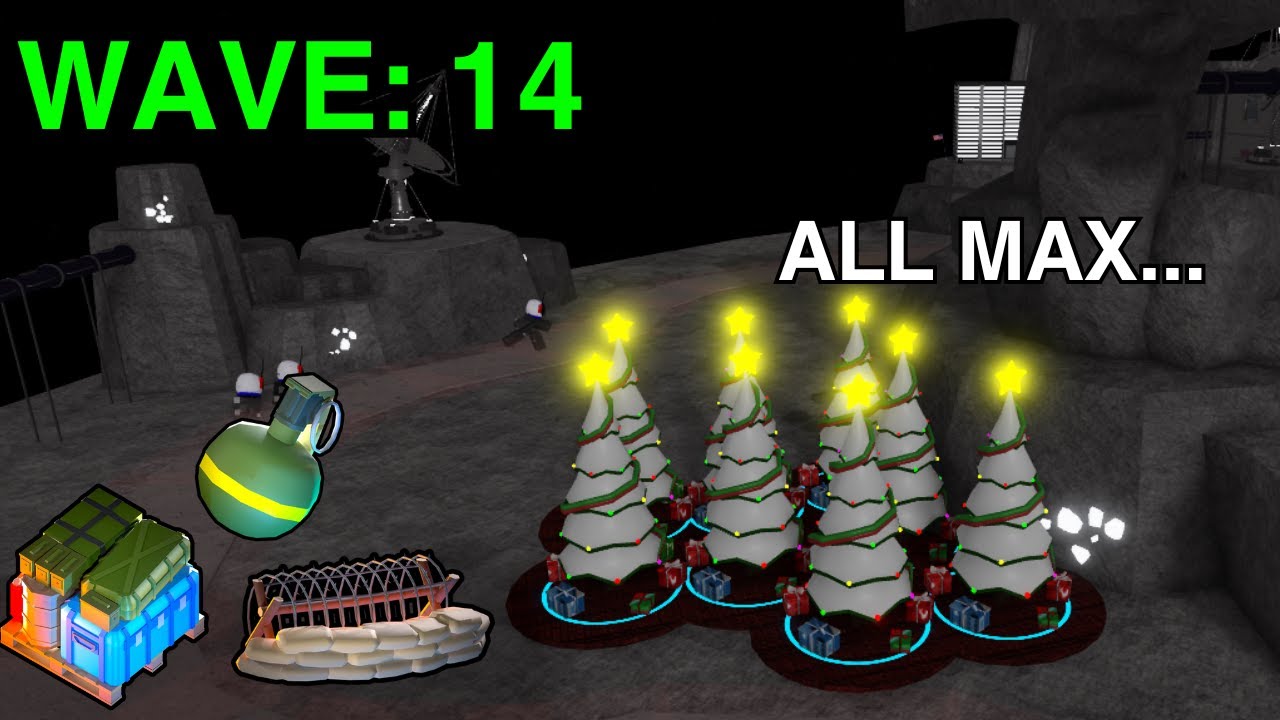 ALL MAX FARMS WAVE 14 | Tower Defense Simulator - YouTube