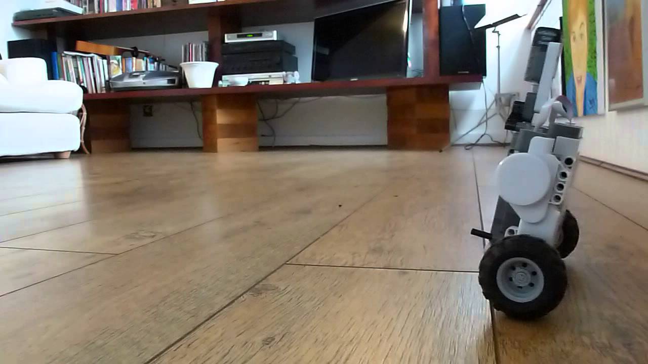 Two-wheeled Gyroscope PCT balancing, moving robot (5 levels with ...