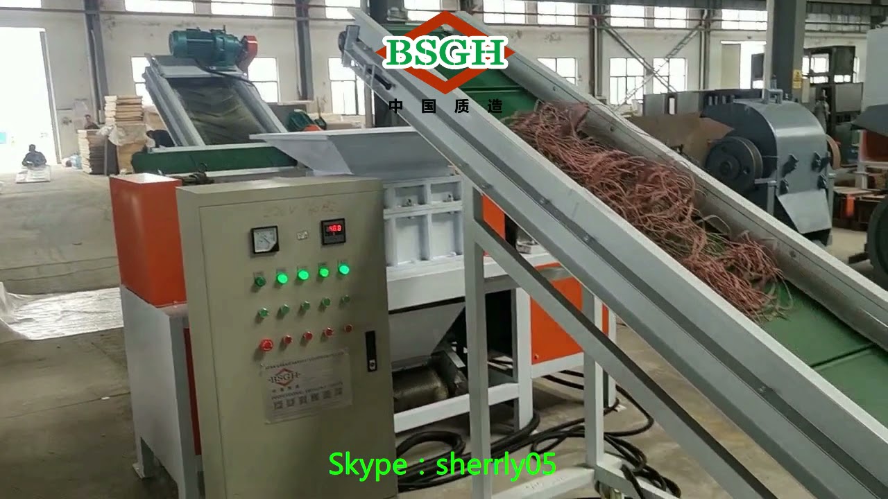 Big Capacity Dual Shaft Shredder Machine Cut And Shred Copper Wire ...