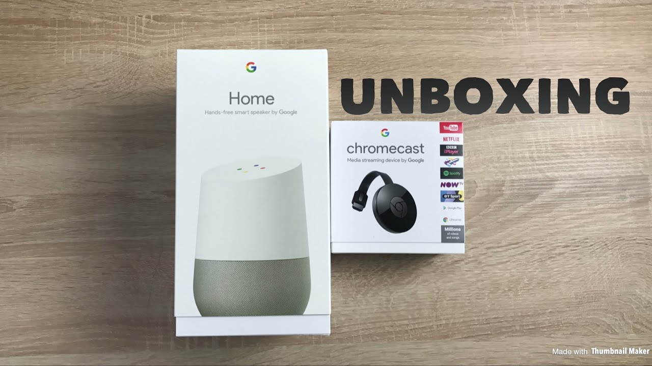 Google Home & Chromecast Unboxing - YouTube