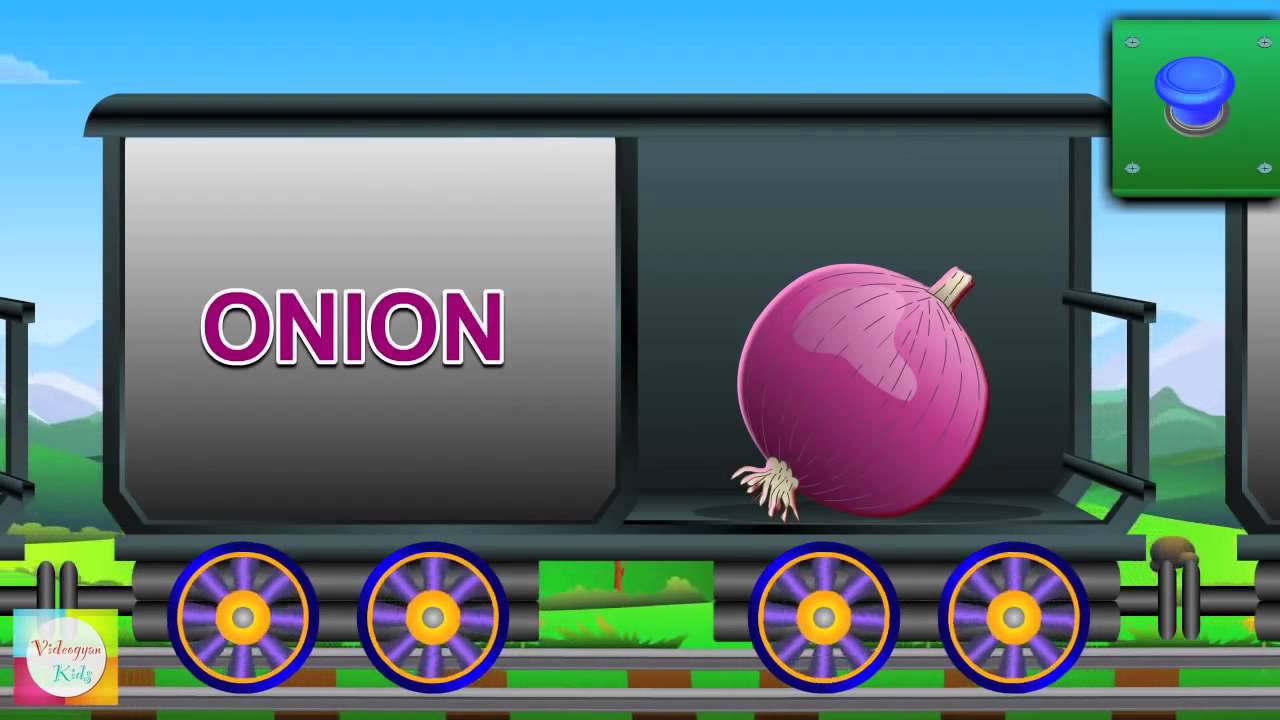 Vegetable Train Mr Bell's Learning Train Learning For Children - YouTube
