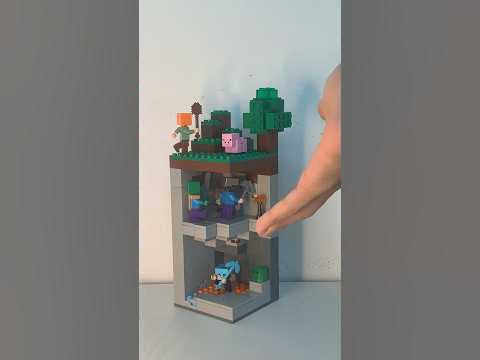 Lego Minecraft cave moc!!! - YouTube