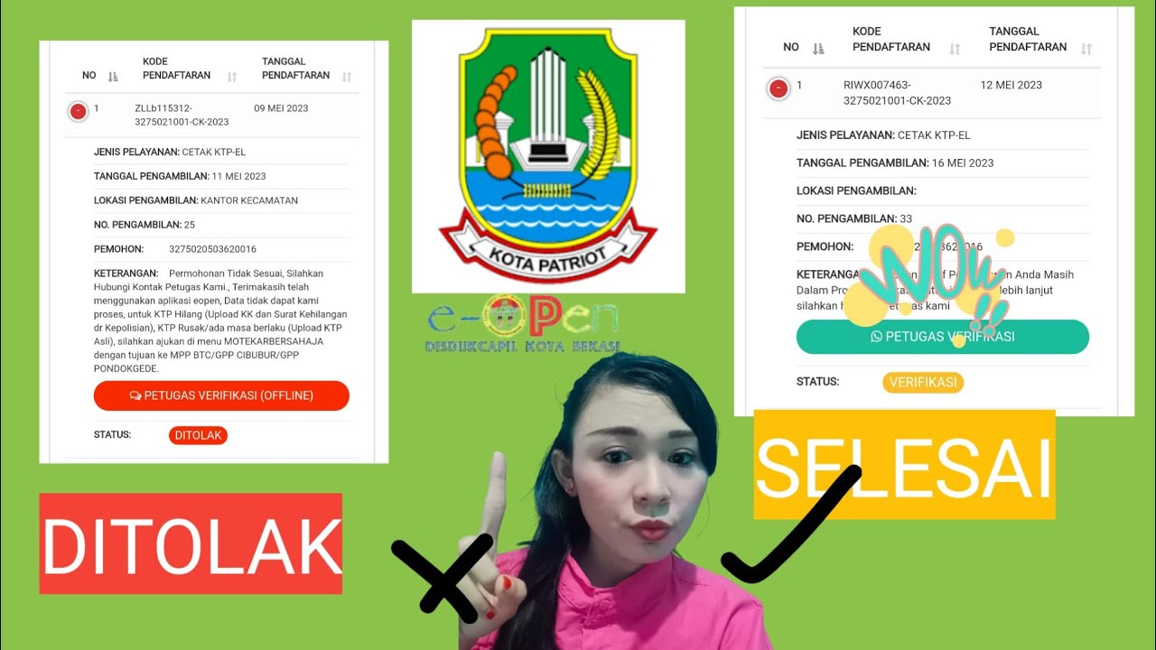 CARA MELIHAT STATUS PELAYANAN DI APLIKASI E OPEN 2023 - YouTube