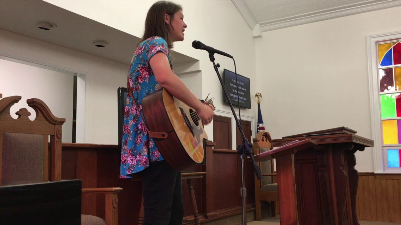 Nothing But The Blood Of Jesus | Acoustic Guitar Hymns | Sung by ...