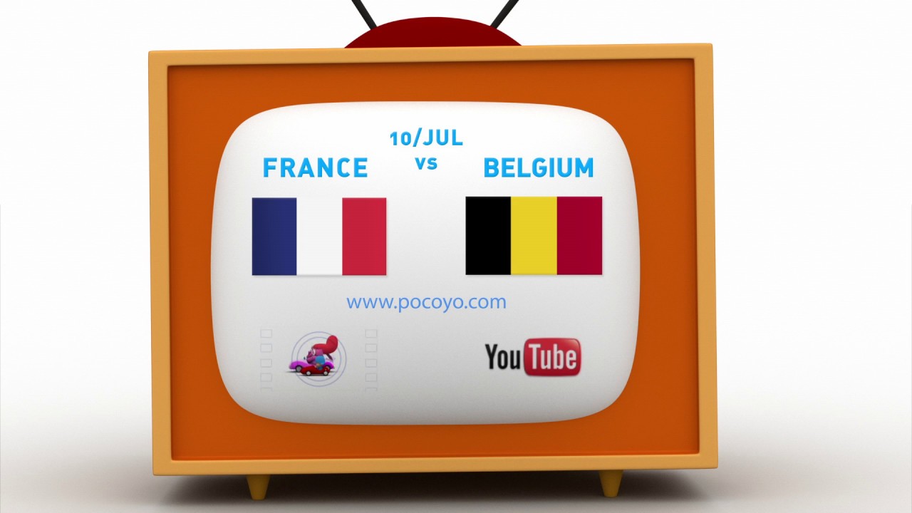 2018 Pocoyo Football Championship: France vs Belgium - semifinals - YouTube