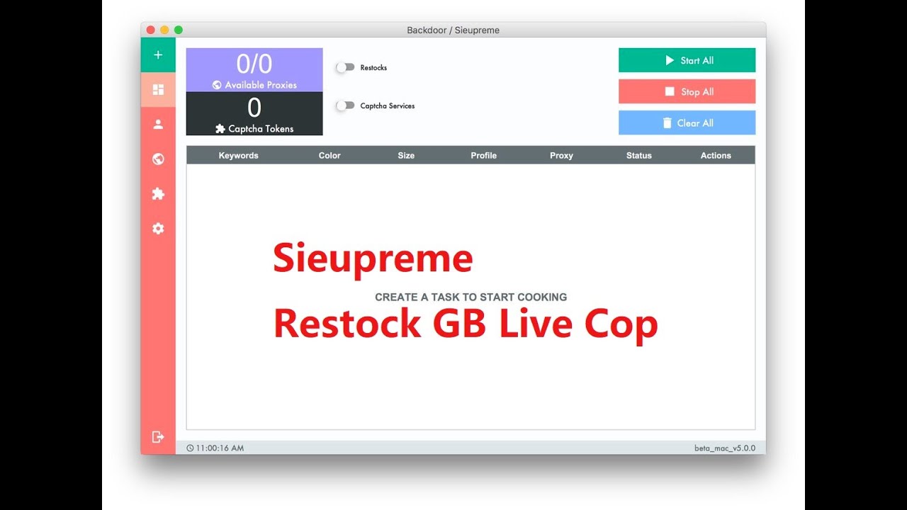 Sieupreme Supreme bot Restock Live Cop - YouTube