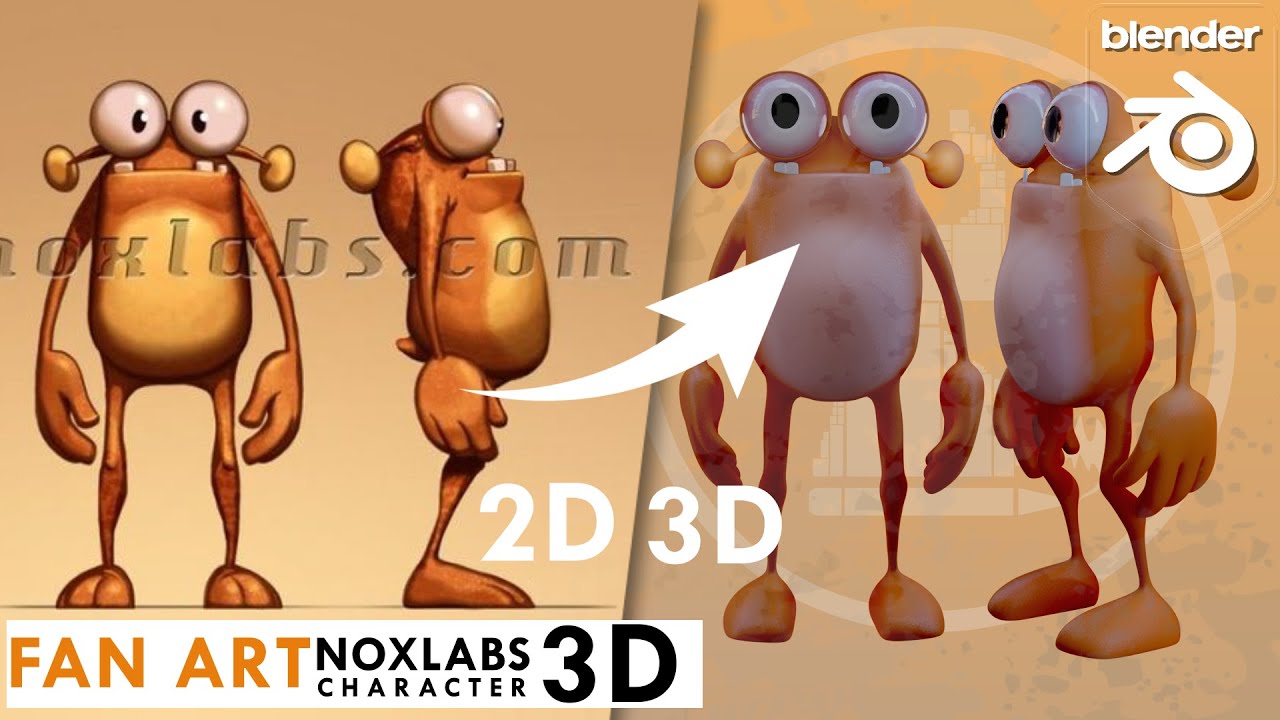 BLENDER FUNNY CHARACTER MODELING PROJET- BEGINNERS | APPRENDRE BLENDER ...