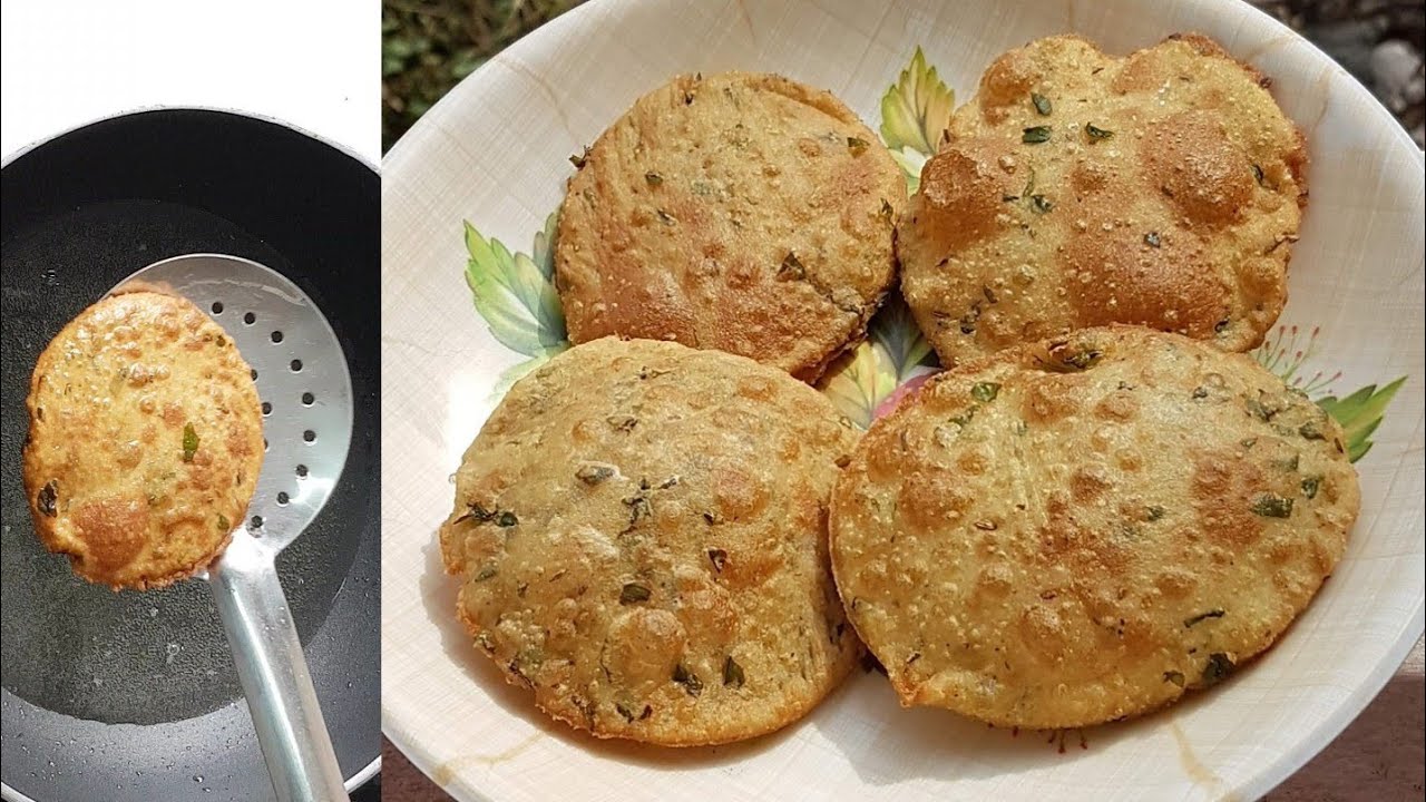 Methi puri recipe | Methi poori | Wheat Flour Methi puri - YouTube